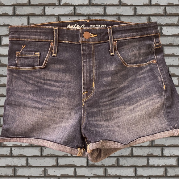 Mossimo Supply Co. | Shorts | Mossimo High Rise Dark Wash Stretch Denim ...
